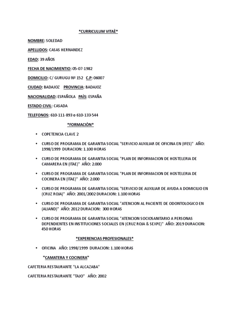 Curriculum Soledad 211025 181140 | PDF