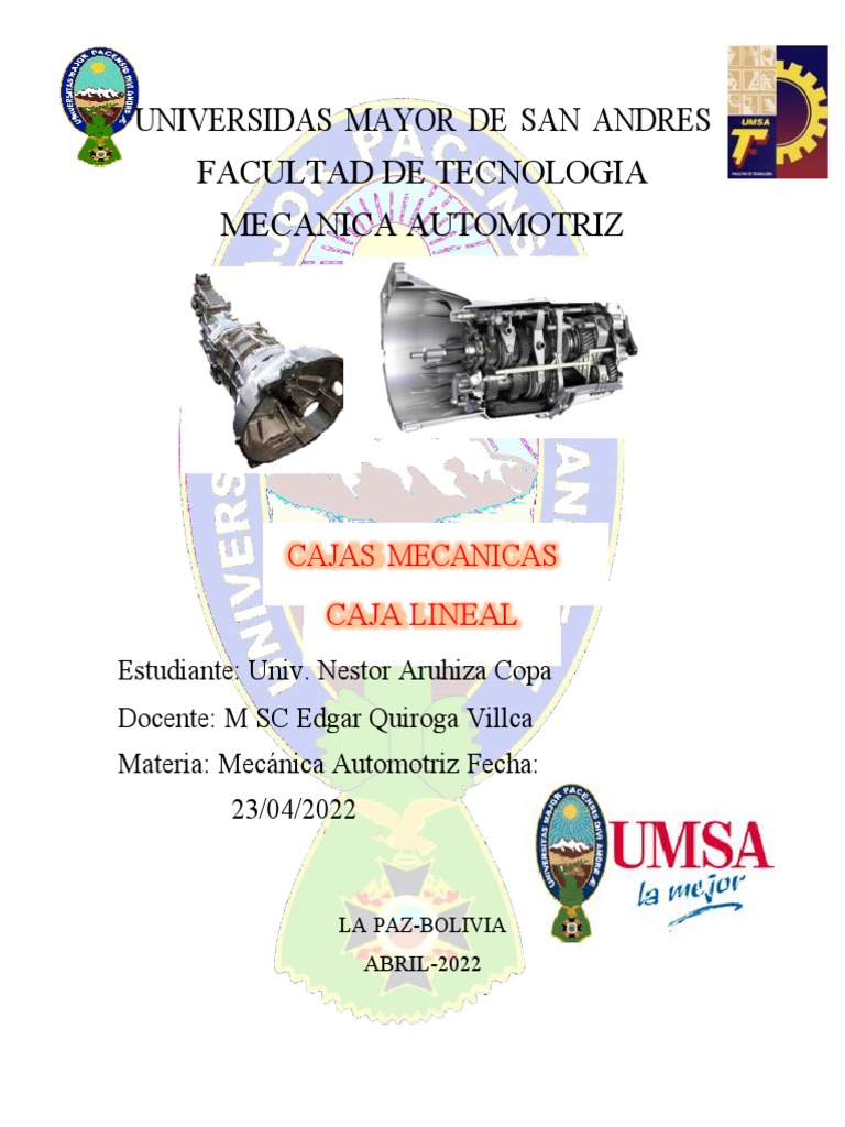 Info Caja Lineal | PDF | Transmisión (Mecánica) | Engranaje