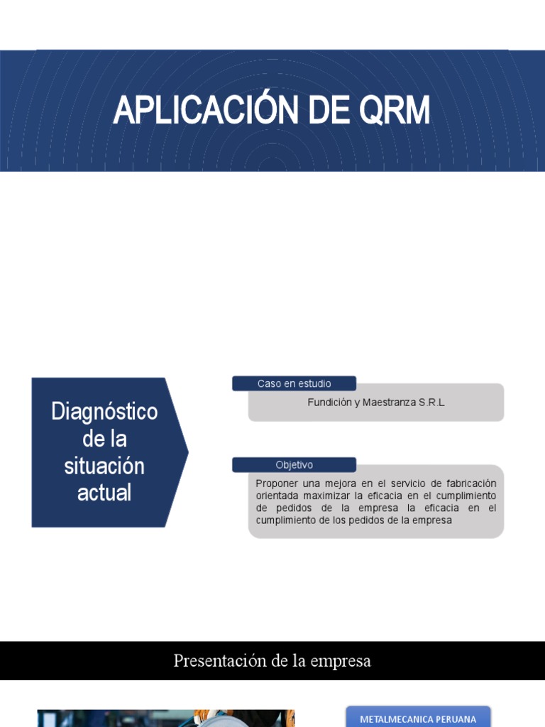 Aplicación de QRM | PDF | Simulación | Business