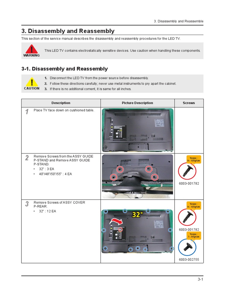 03 Disassembly and Reassemble | PDF | Manufactured Goods | Components