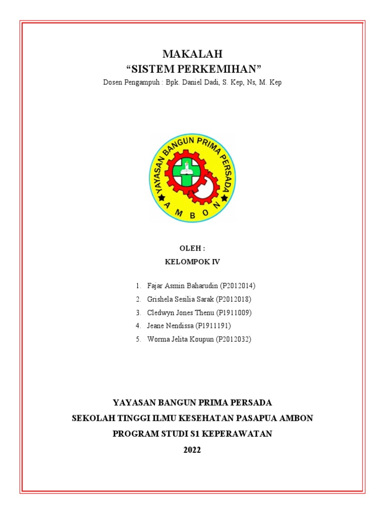 Makalah Sistem Perkemihan-Keliv-Kmb Ii | PDF | Kajian Bahasa Asing | Sains & Matematika