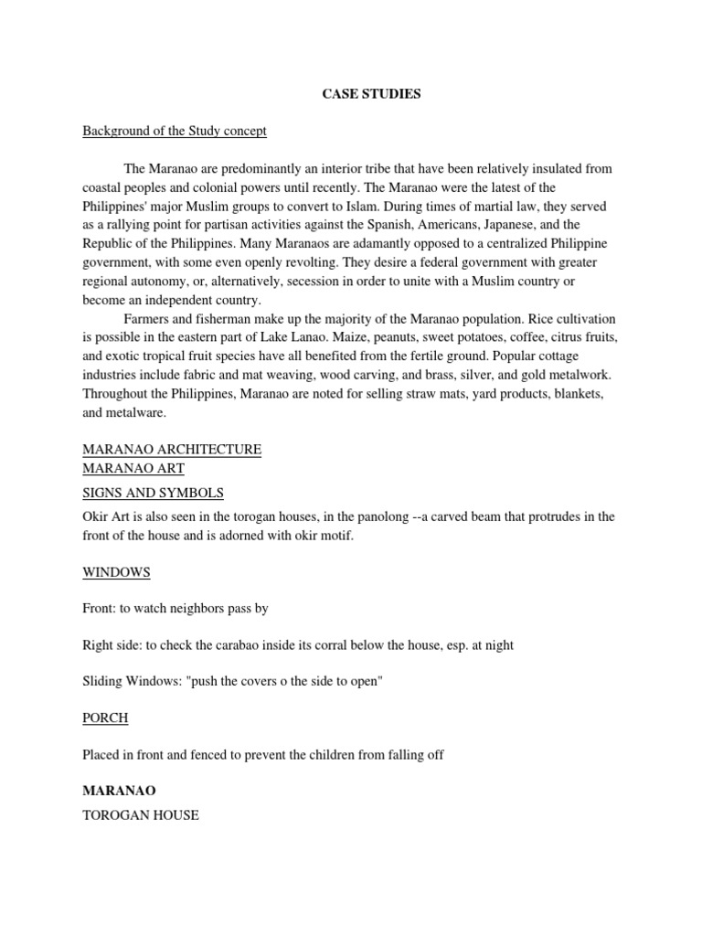 Sample Case Study | PDF | Restaurants