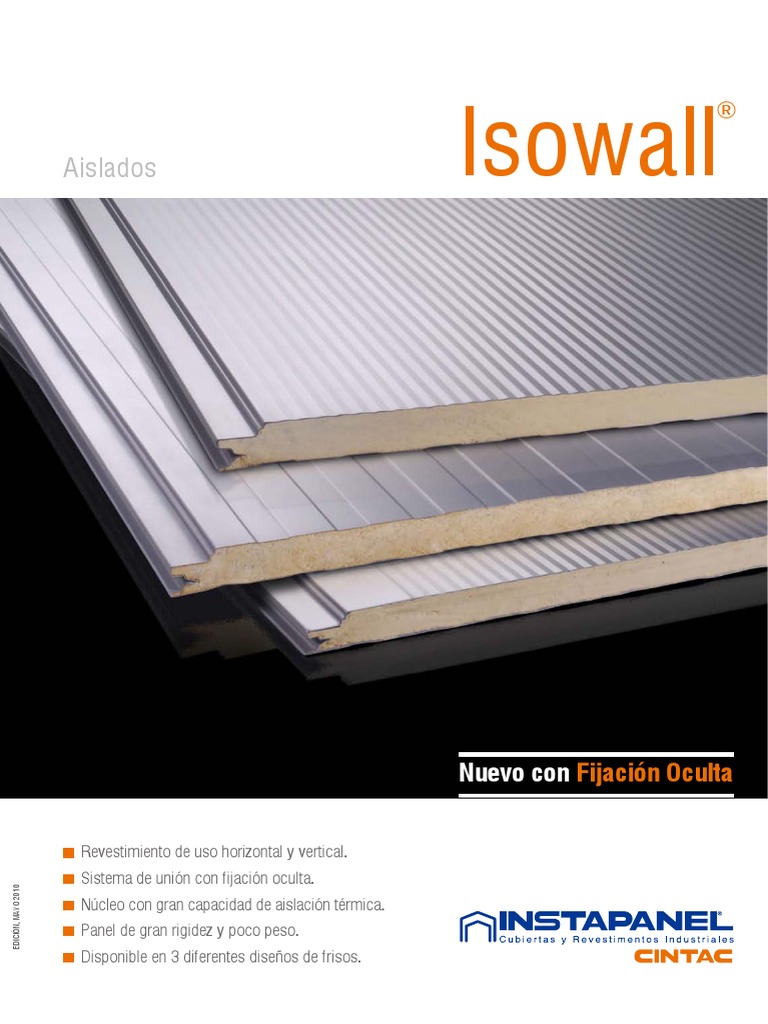 Isowall | PDF | Tornillo | Aislamiento térmico