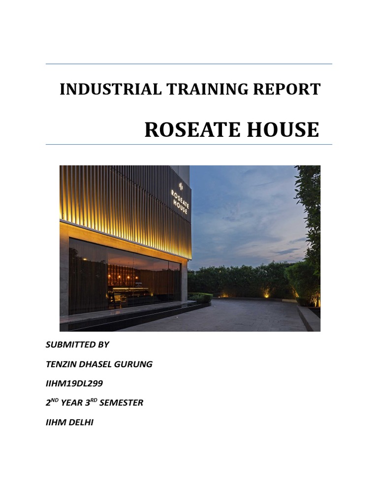 Swe Report Tenzin Dhasel Gurung | PDF | Restaurants | Drink