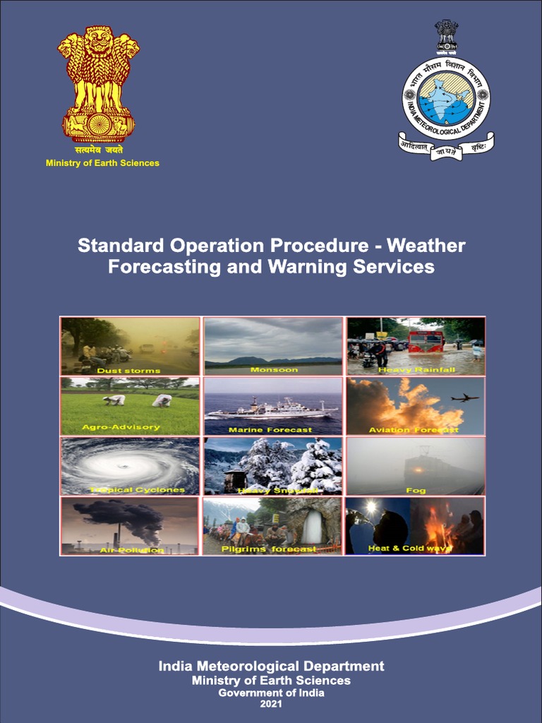 Forecasting Sop Pdf Weather Forecasting Meteorology