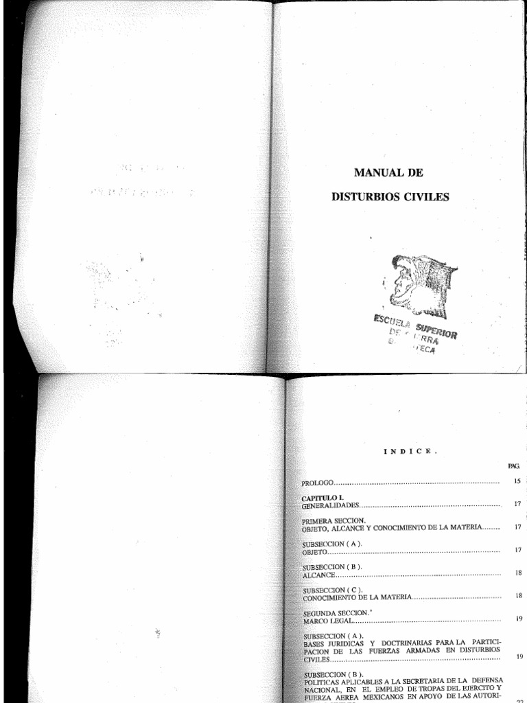 Manual de Disturbios Civiles | PDF