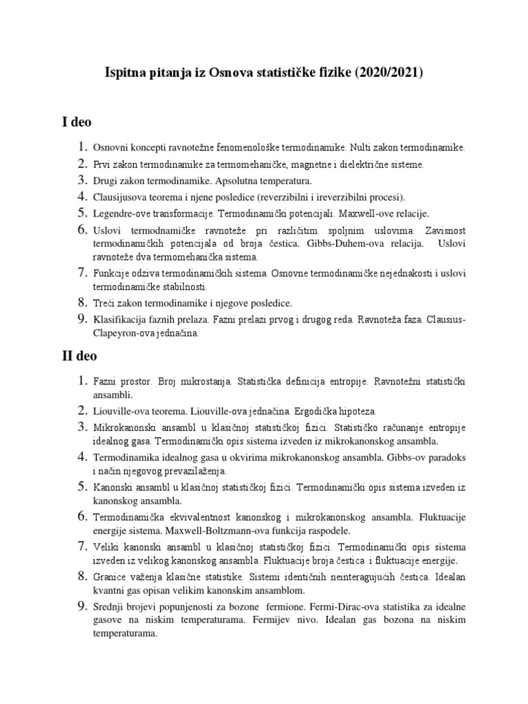 Skripta Za Usmeni OSF 2020 Martina Savić | PDF