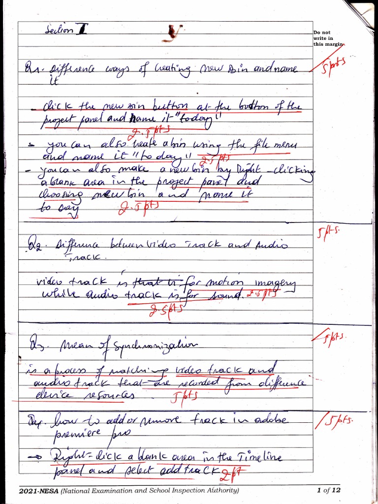 2027 NESA Examination Guidelines | PDF