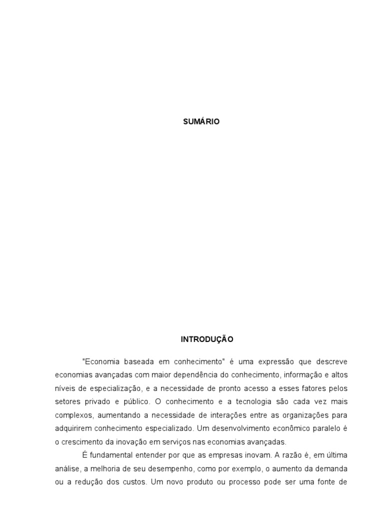 Manual De Oslo Pdf Inovação Economia