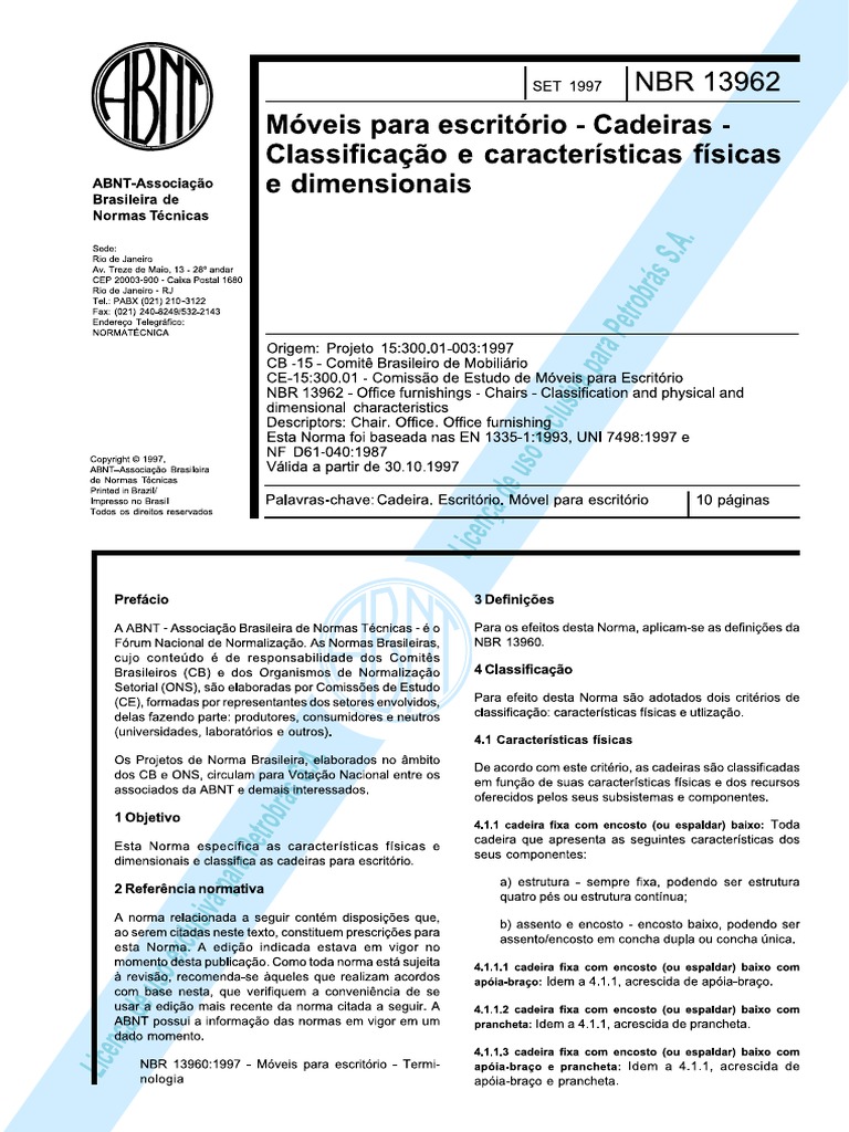 Abnt 13962 | PDF