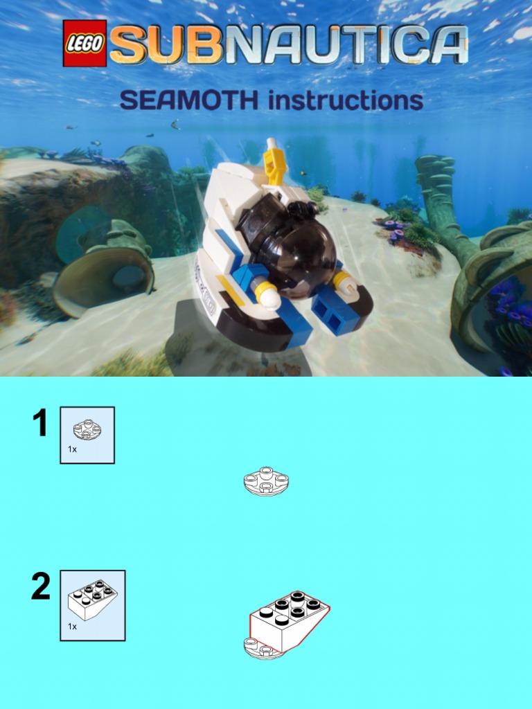 Lego Subnautica Seamoth Instructions | PDF