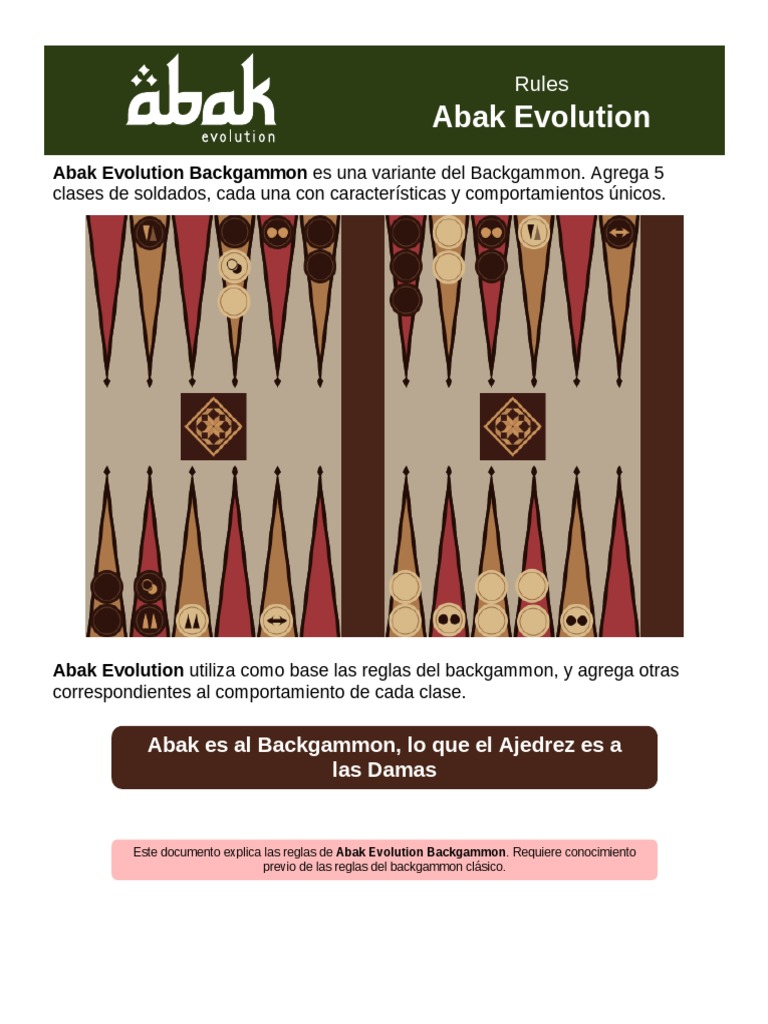 Abak Manual Es | PDF | Juego de azar | Juegos de estrategia abstractos
