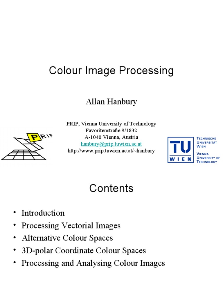 Colour Image Processing | PDF | Color | Rgb Color Model