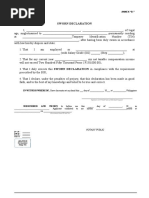 NSPO Form 1 | PDF | Affidavit | Notary Public
