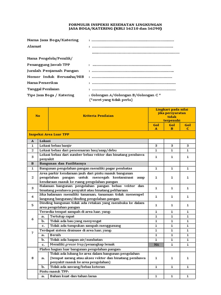 Formulir Ikl Rba (1) .Docx Terbaru | PDF