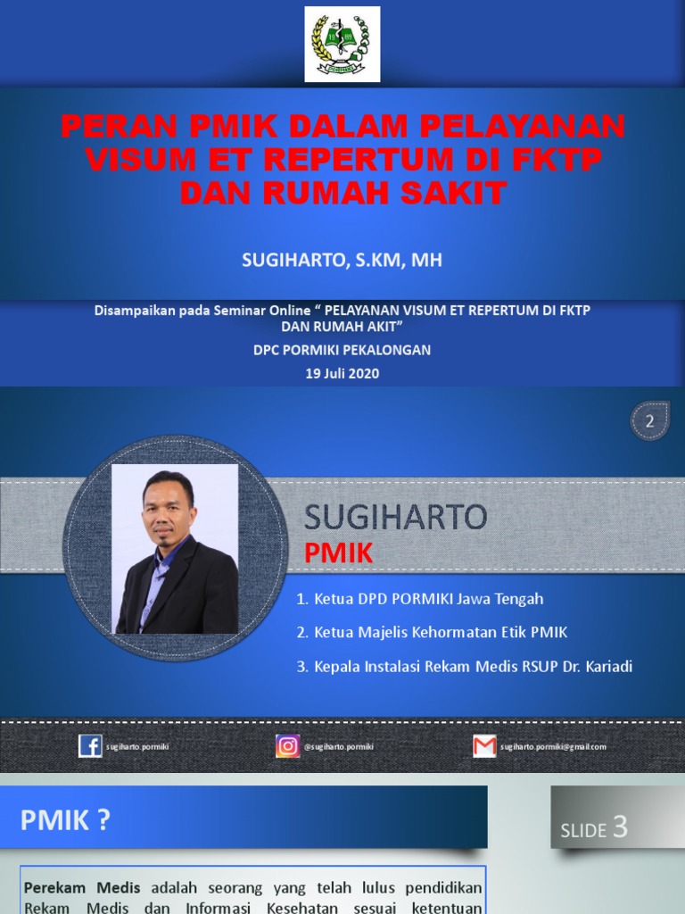 Peran PMIK dalam Visum et Repertum | PDF | Hukum