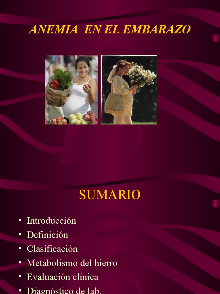 Anemia y Embarazo | PDF | Anemia | El embarazo
