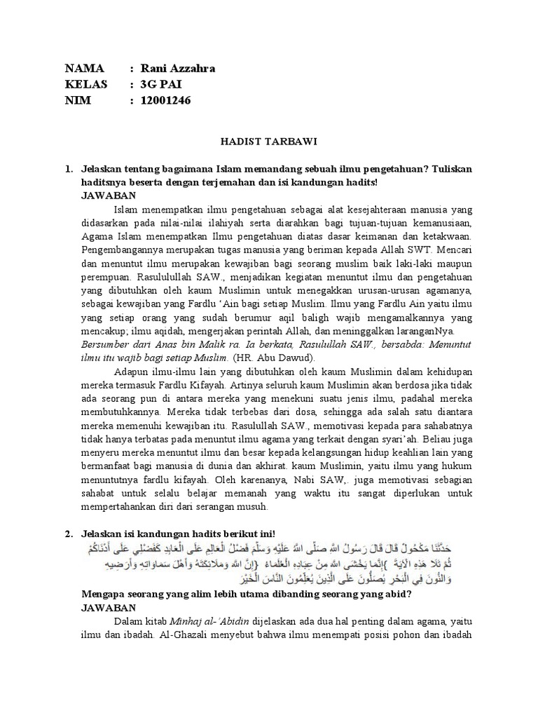 Tugas Rani Azzahra - 12001246 | PDF