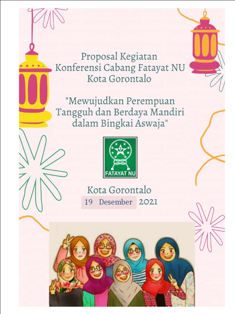 Proposal Cabang Fatayat Nu Kota Gorontalo | PDF