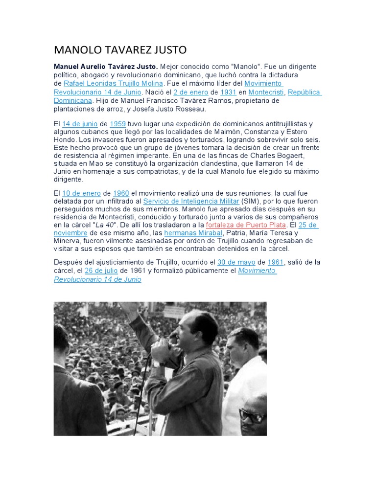Manolo Tavarez Justo | PDF | Militar