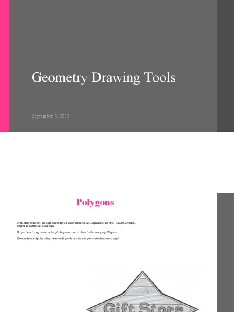 Geometry Drawing Tools: Polygons, Quadrilaterals, and Geometric Shapes | PDF | Rectangle ...