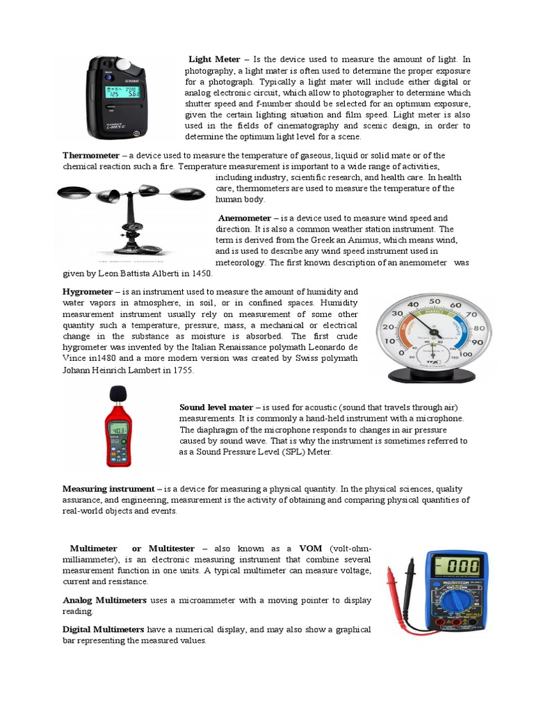 Light Meter: Measuring Light in Photography | PDF