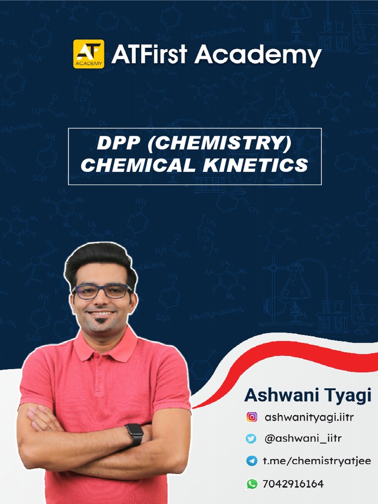 DPP (Chemistry) Chemical Kinetics | PDF | Reaction Rate | Atoms