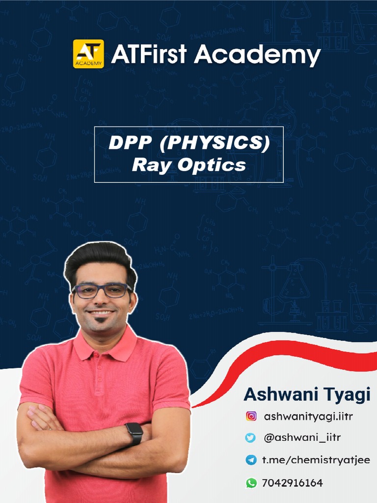 DPP (Physics) Ray Optics | PDF | Mirror | Electromagnetic Radiation