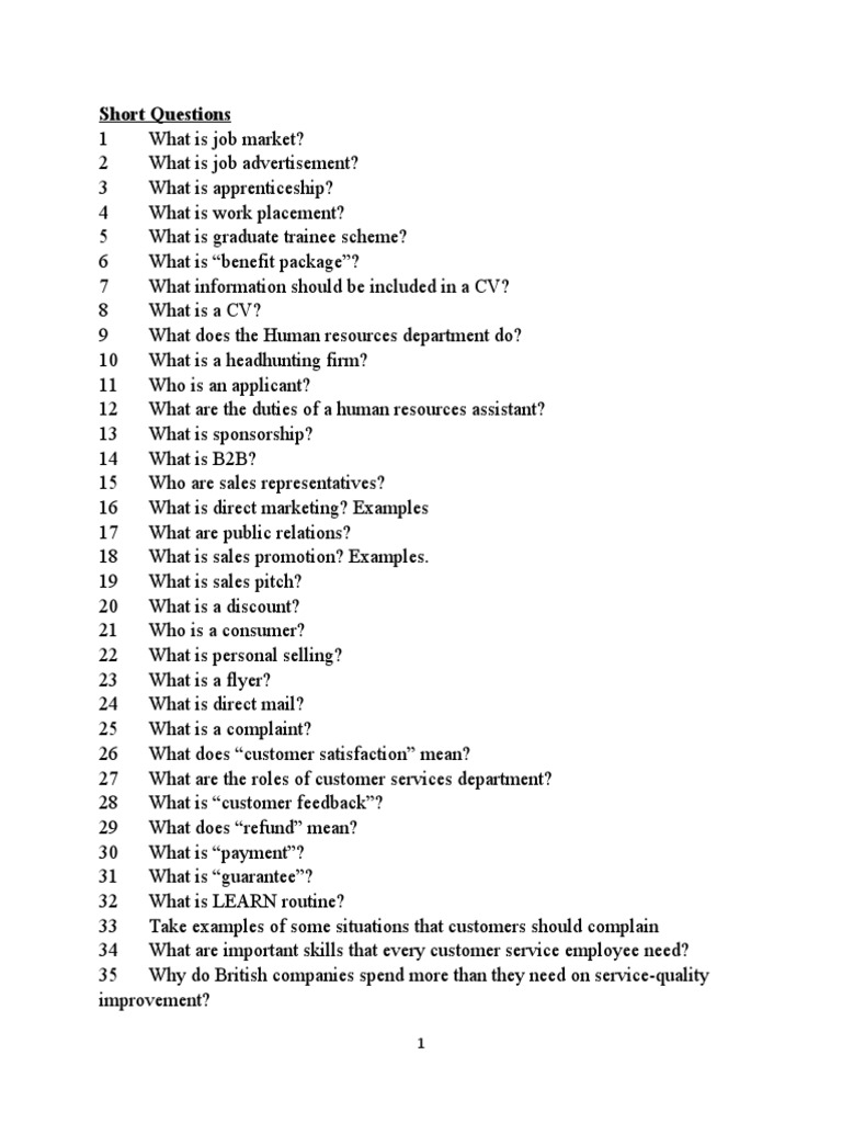 List of Questions - 2022 | PDF | Insurance | Sales