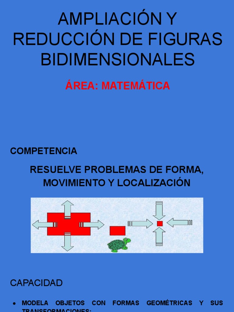 Ampliación y Reducción de Figuras Bidimensionales | PDF | Geometría
