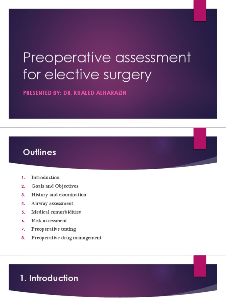 Preoperative Assessment | PDF | Coronary Artery Disease | Heart