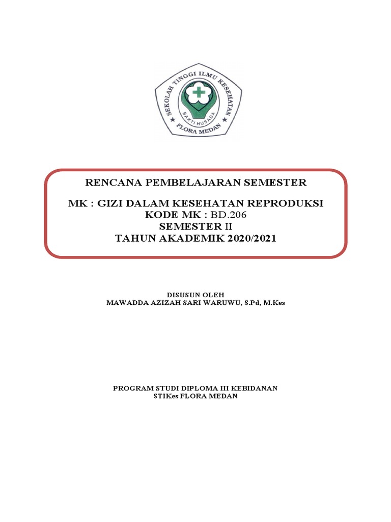 RPS Flora Gizi Kespro | PDF