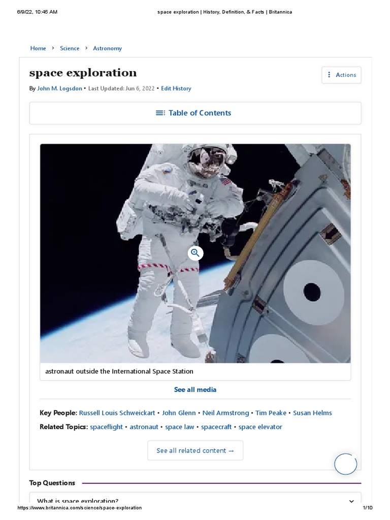 Space Exploration | PDF | Space Exploration | Satellite