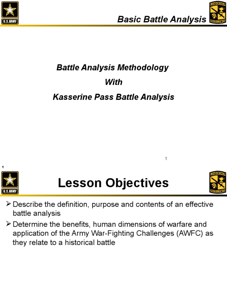Kasserine Pass Battle Analysis Guide | PDF | World War II | Military ...