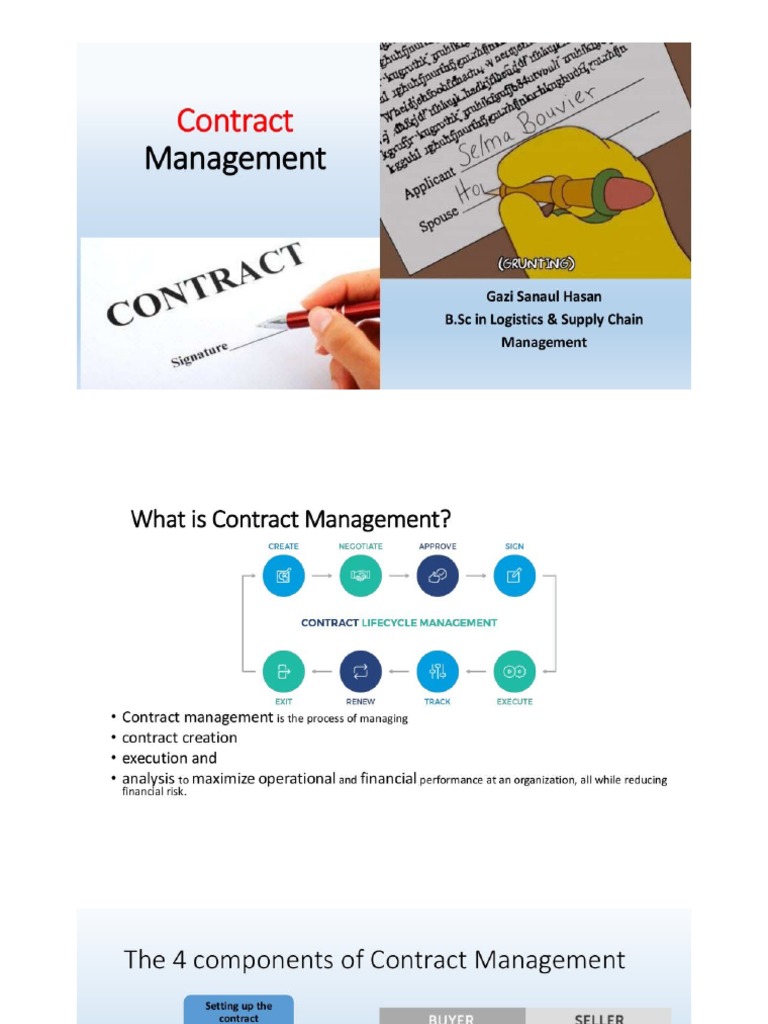 Contract Management | PDF