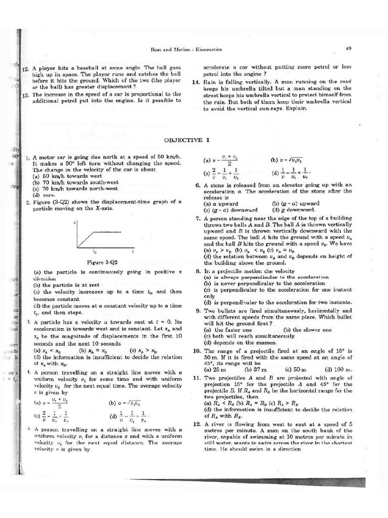 Kinematics HCV PDF Free | PDF