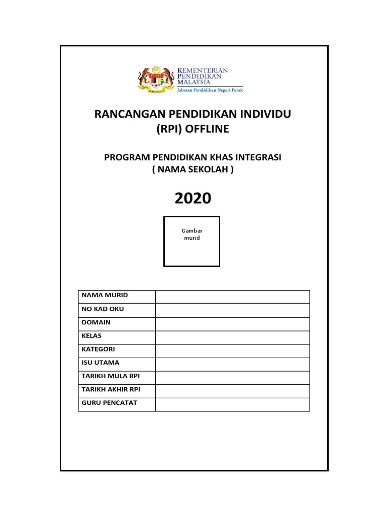 Borang Rpi | PDF