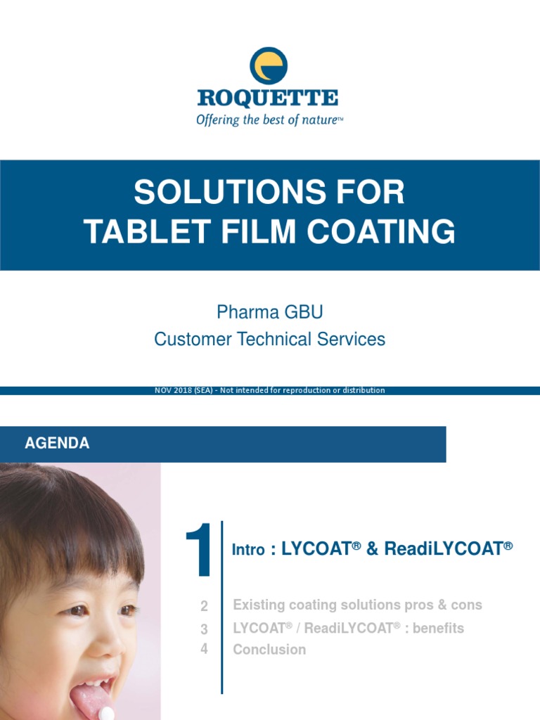 04 Solutions For Tablet Film Coating | PDF | Tablet (Pharmacy ...