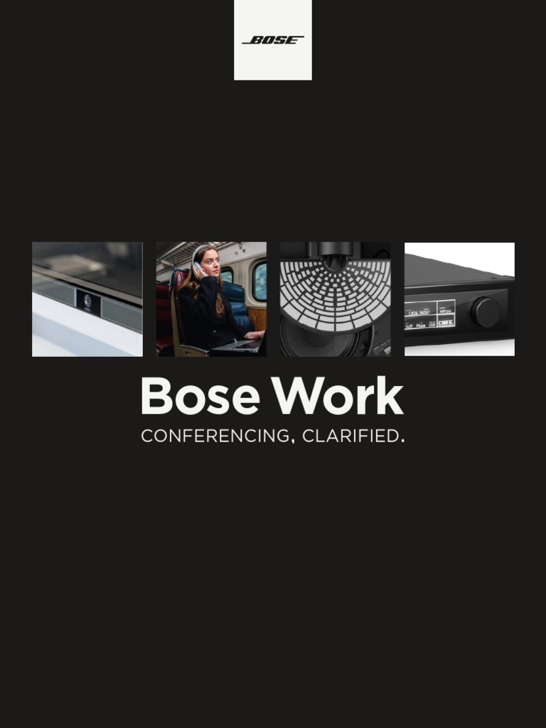 Bose Work Brochure en Us | PDF | Headphones | Loudspeaker