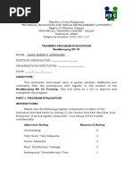 Ojt Evaluation Forms (Supervised Industry Training) Sample | PDF | Performance Appraisal ...