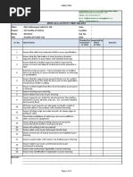 Pre Commissioning Checklist | PDF | Electrical Wiring | Switch