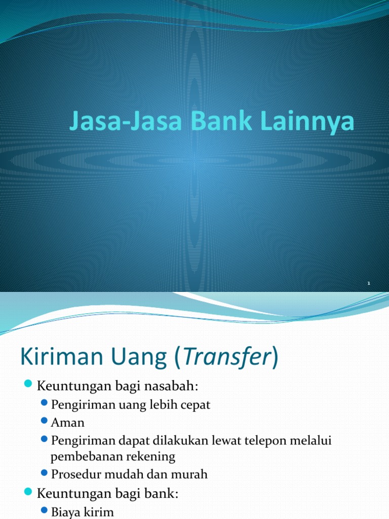 Jenis Jasa Perbankan dan Manfaatnya | PDF | Hukum