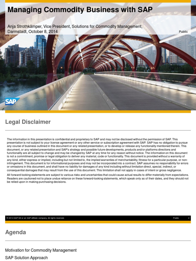 Managing Commodity Business With SAP | PDF | Hedge (Finance) | Pricing