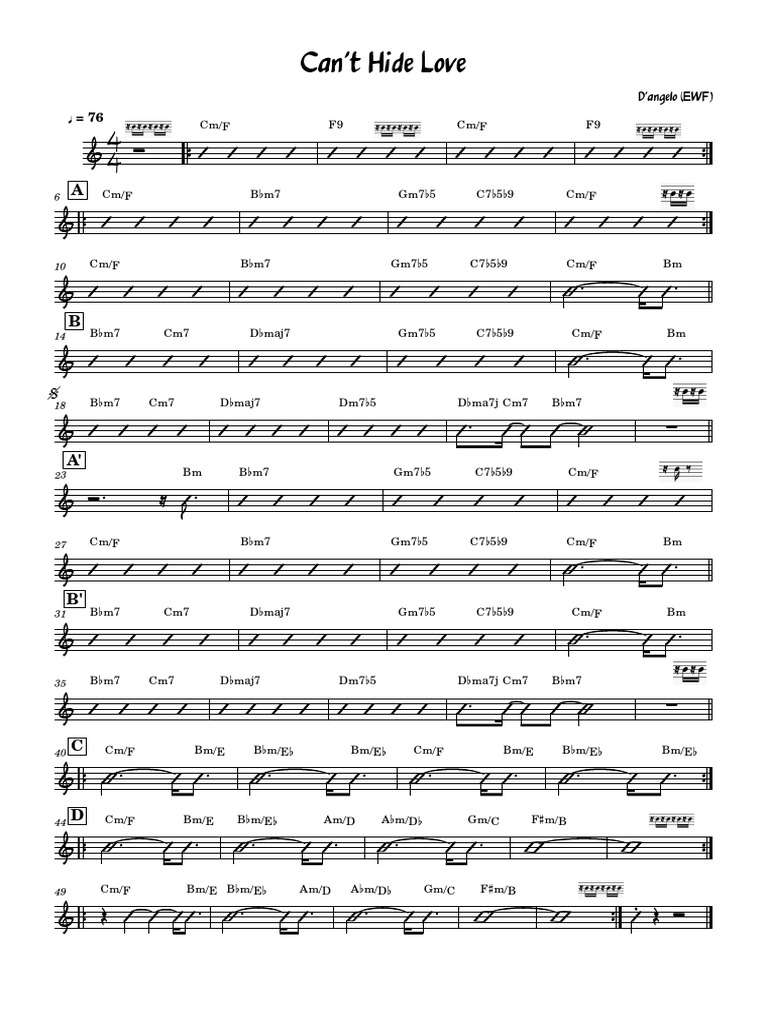 Can't Hide Love | PDF