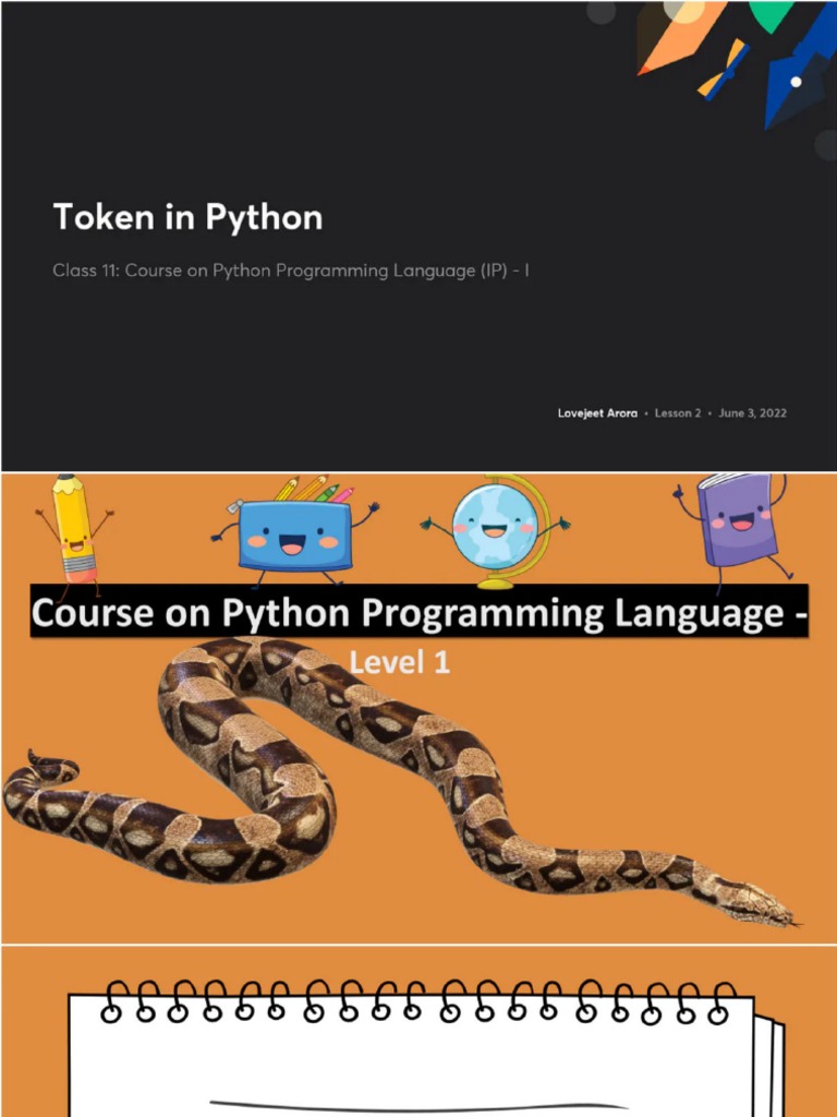 Token in Python With Anno | PDF
