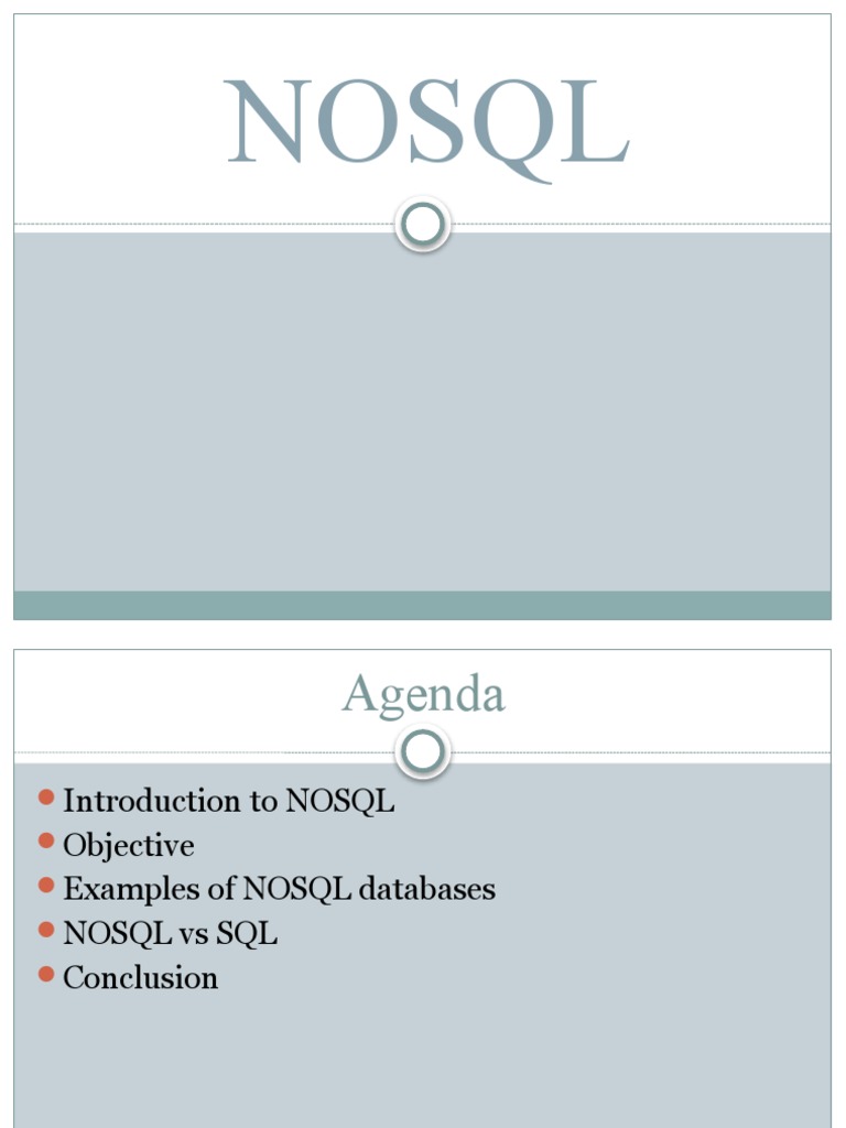 Introduction to NOSQL Databases | PDF | Databases | Apache Hadoop