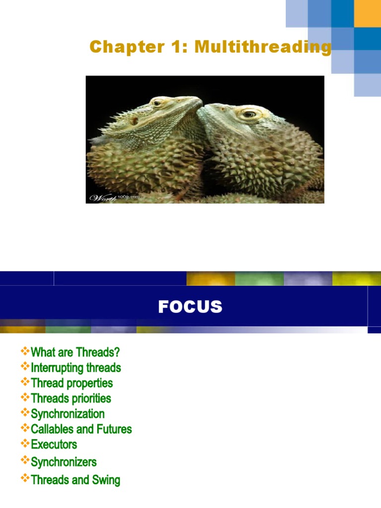 Chapter 1 Multithreading Pdf Thread Computing Method Computer Programming