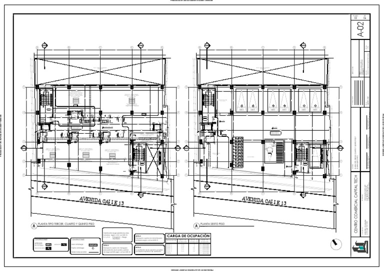 Planta Tipo 3-4-5 - Planta Sexto Piso | PDF | Autodesk