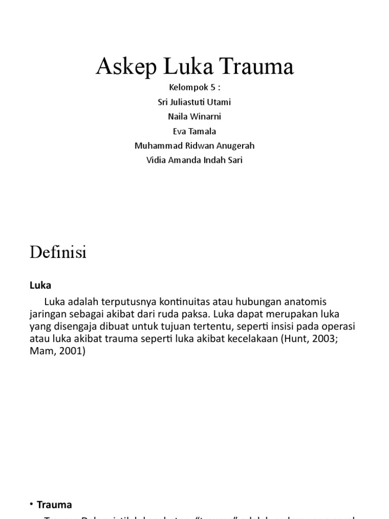 Luka Trauma | PDF