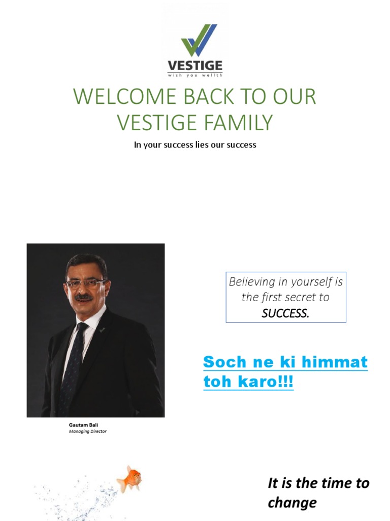 Vestige Success: 7 Steps to Achieve | PDF | Multi Level Marketing